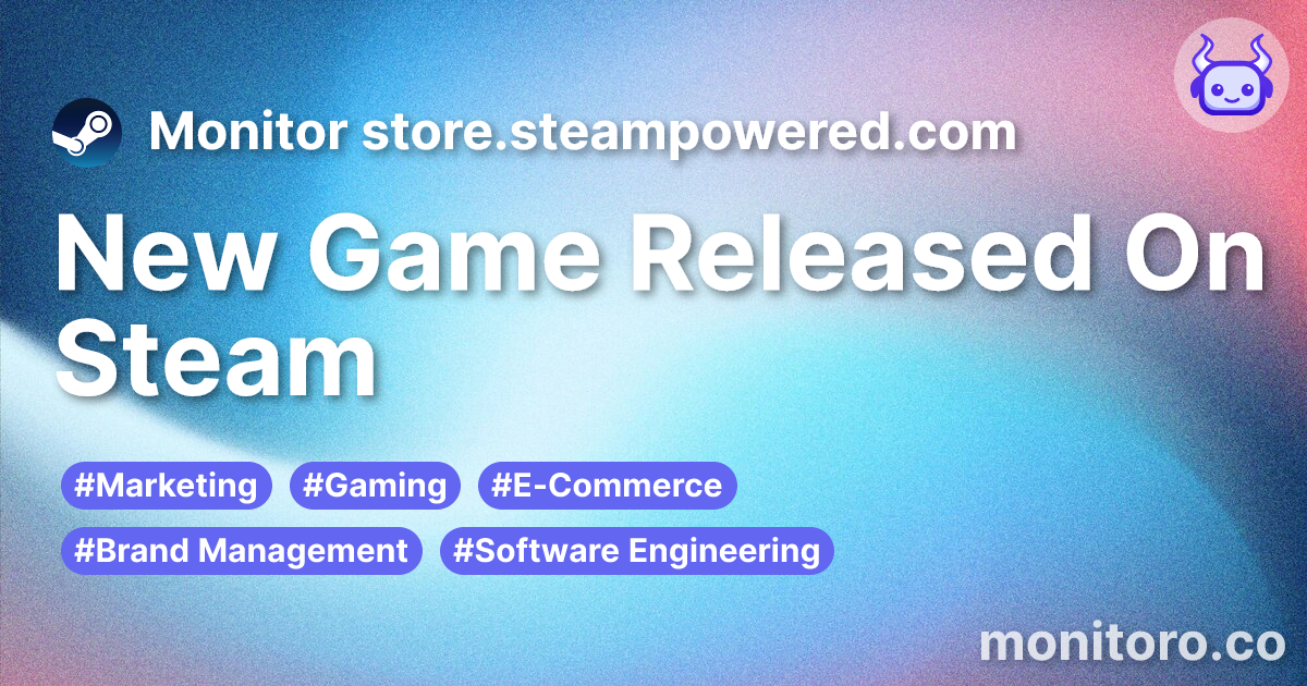 New Game Released On Steam | Monitoro